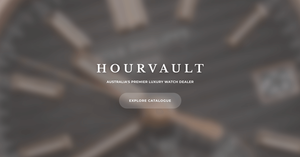 HourVault | Australia's Premier Luxury Watch Dealer